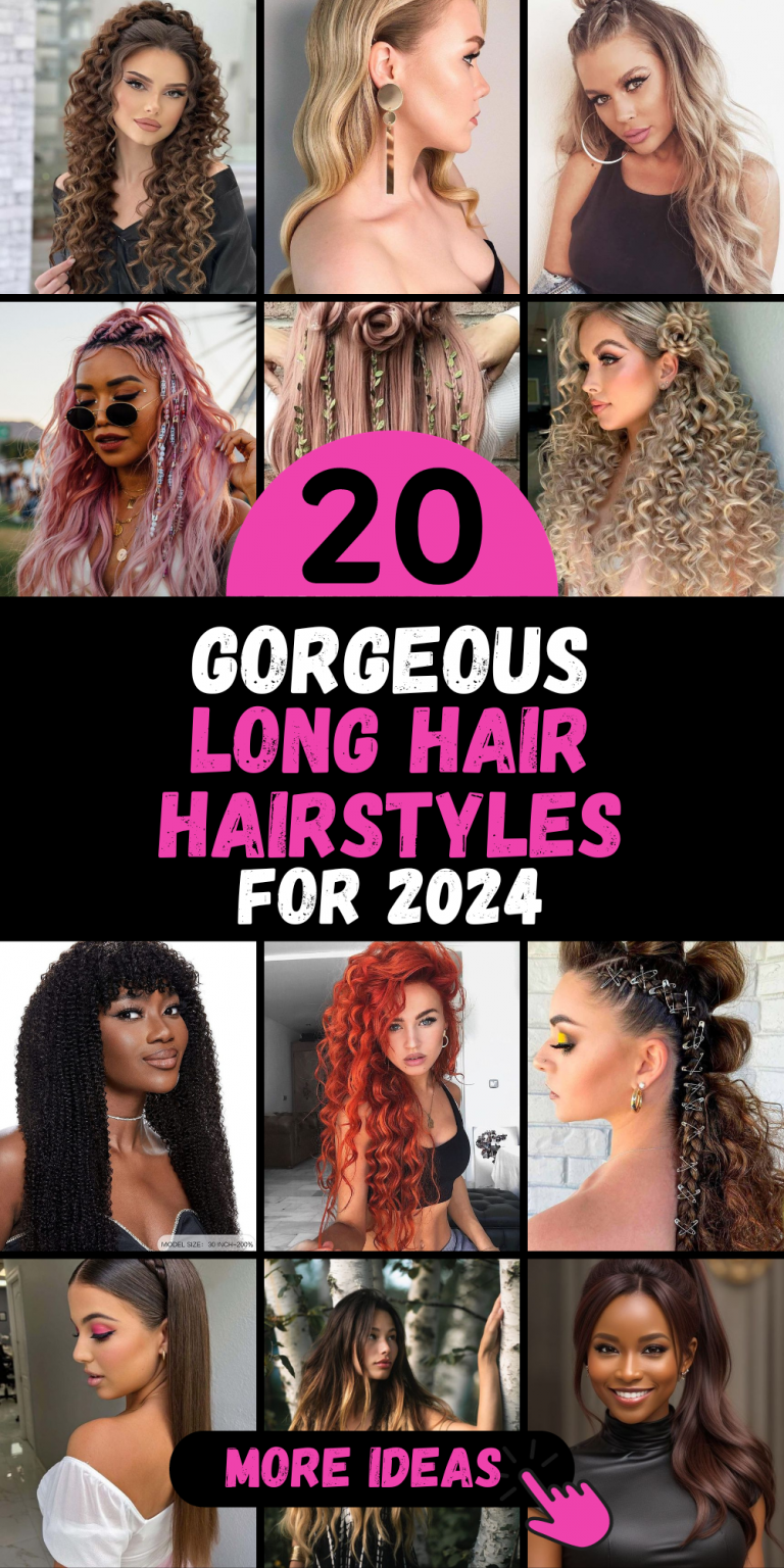 2024's Trending Long Hair Styles: Glam, Edgy & Classic Looks