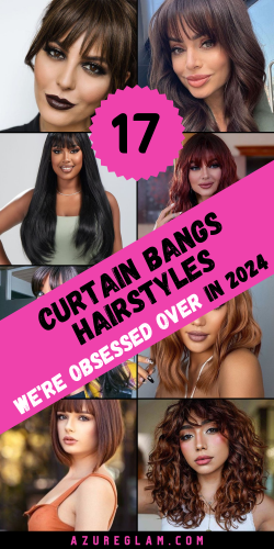 2024 Curtain Bangs Styles Guide: Chic Looks for Every Face Shape & Occasion