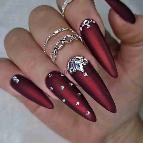 Top 21 Red Nails Trends for 2024: Unique Designs, Shapes, and Styles ...