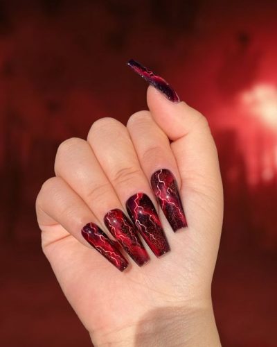 Top 21 Red Nails Trends for 2024: Unique Designs, Shapes, and Styles ...