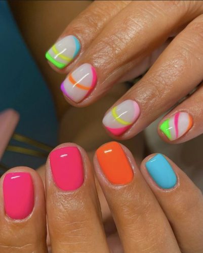 21 Trendsetting Short Summer Nails 2024: Chic, Simple, and Colorful Designs