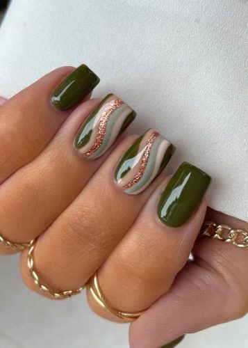 Top 19 Olive Nail Designs for a Trendy 2024 - Get Inspired Now