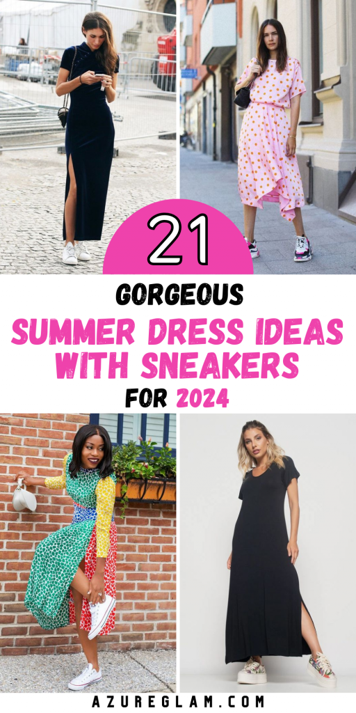 Chic 2024 Guide: 21 Must-Try Summer Dresses Paired with Sneakers