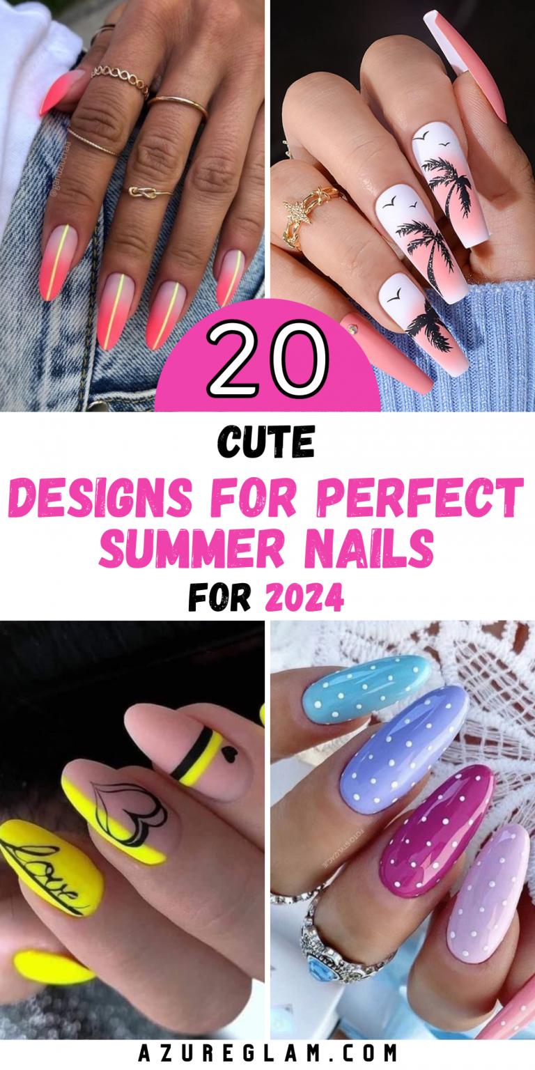 Top 20 Perfect Summer Nail Designs 2024: Bright & Bold for Sun-Soaked Days