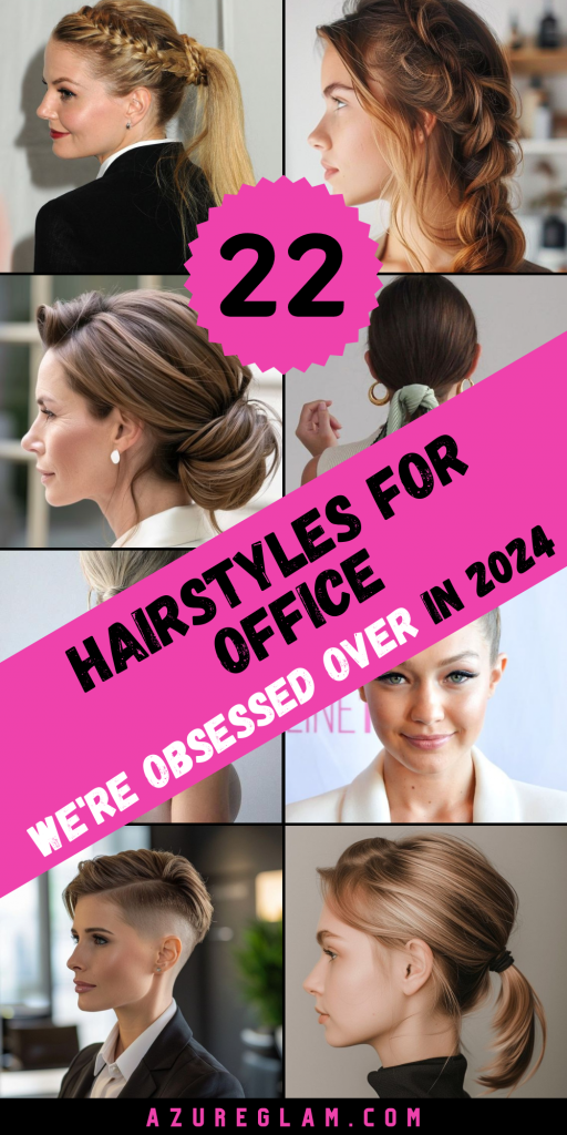 22 Trendy Office Hairstyles 2024: Elegant & Simple Styles for ...
