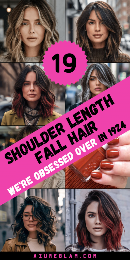 19 Stunning Shoulder Length Fall Hair 2024 Styles Featuring Color ...