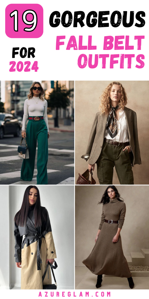 19 Inspiring Fall Belt Outfits 2024 for Women Including Casual, Stylish ...