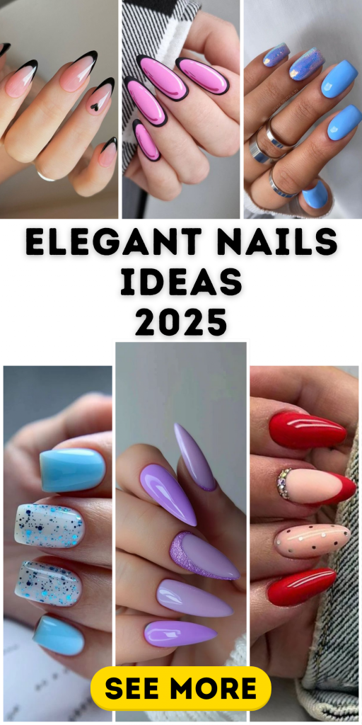 22 Elegant Nails Ideas 2025: Designs from Short Square to Long Almond ...