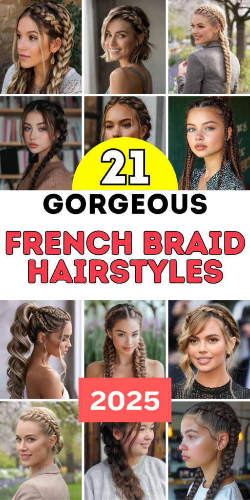 21 French Braid Hairstyles 2025 For Women With Long, Medium Length ...