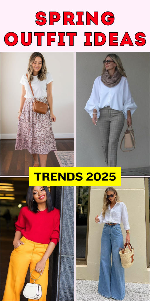 22 Spring Outfit Ideas 2025 For Women: Casual, Professional, Trendy And ...