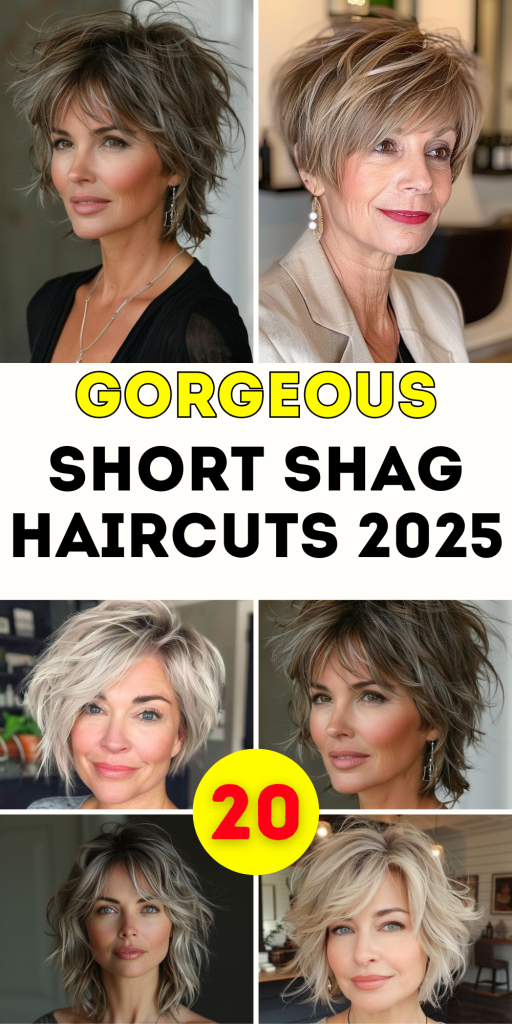 20 Short Shag Haircuts 2025: Modern And Cute Ideas For Fine, Thick ...