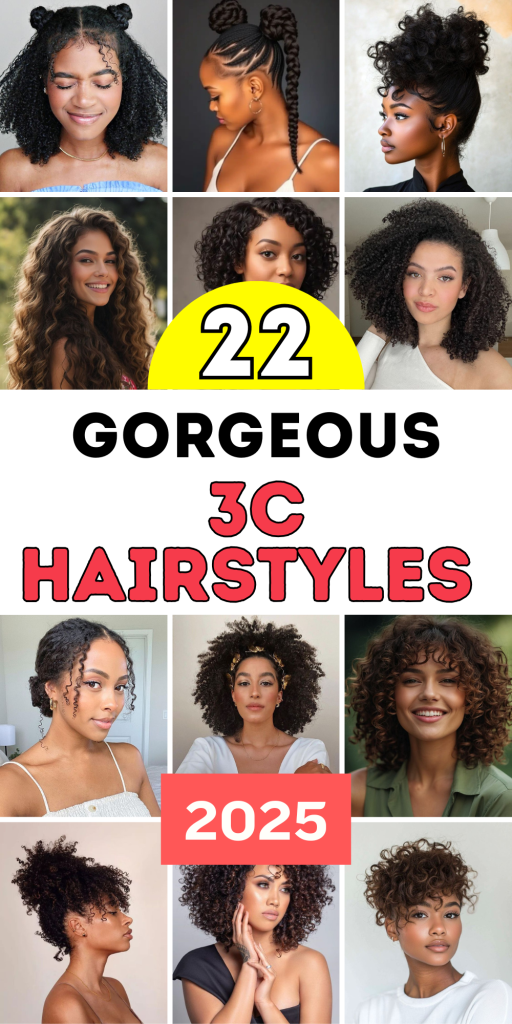 3c Hairstyles 2025: 22 Ideas For Short, Curly, Long Hair Perfect For ...