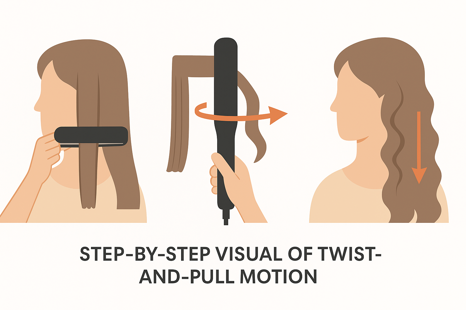 7 Easy Ways to Curl Your Hair with a Straightener for Easy Waves on ...